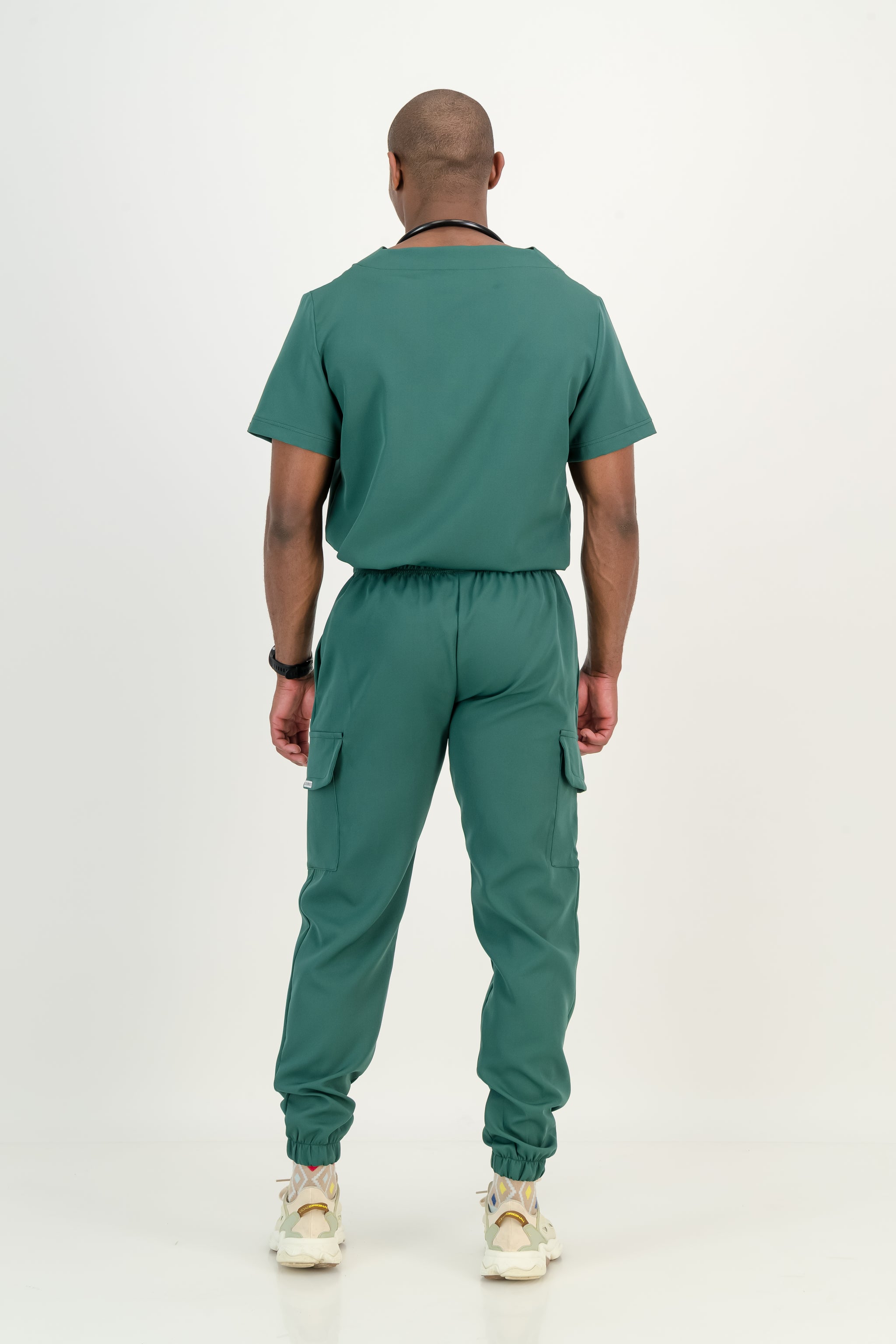 Men's Forest Green Scrub Set (NEW FABRIC) – Scrubbies